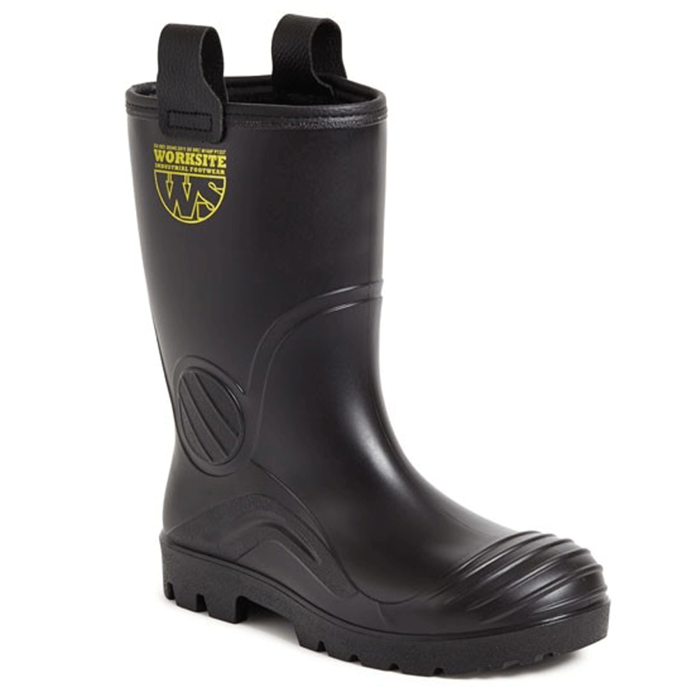 Worksite SS630SM Black PVC Warm Lined Rigger Boot S5 SRC – workboots ...