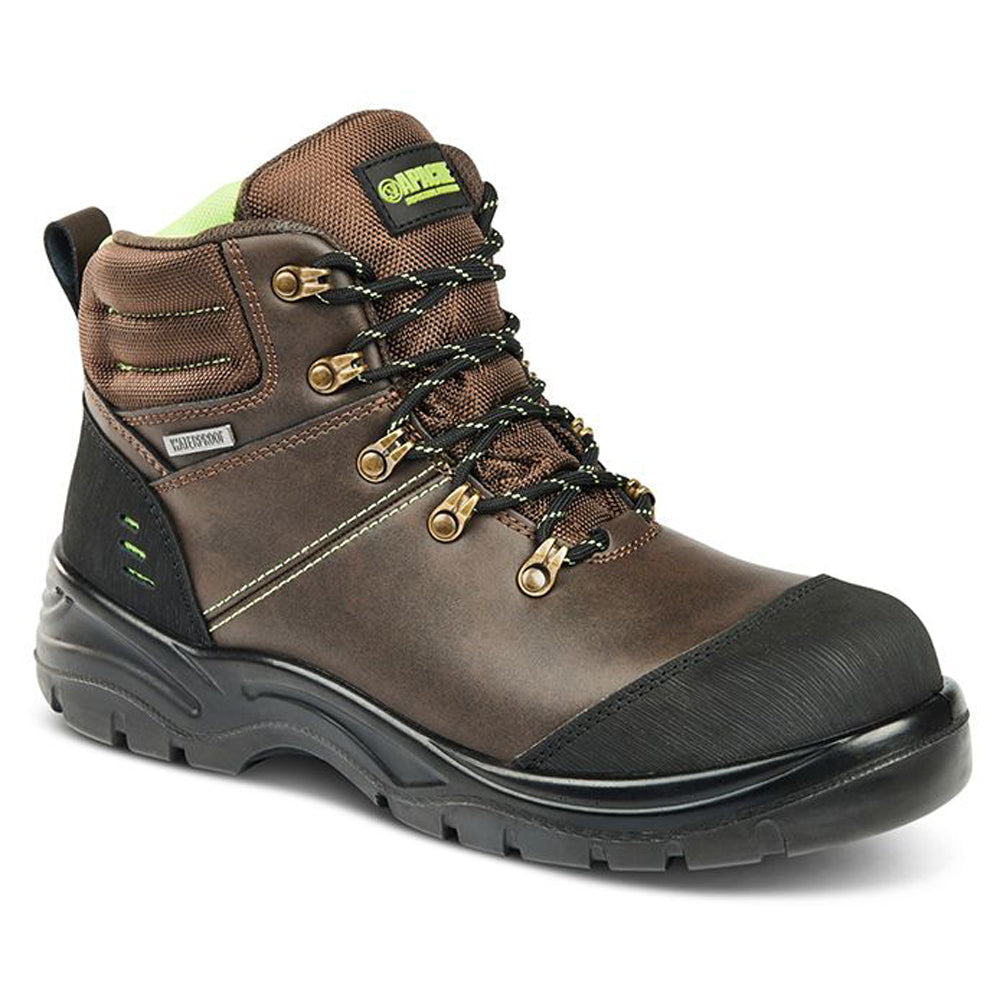 Apache Saturn Brown Waterproof Safety Work Boot – workboots-online.co.uk